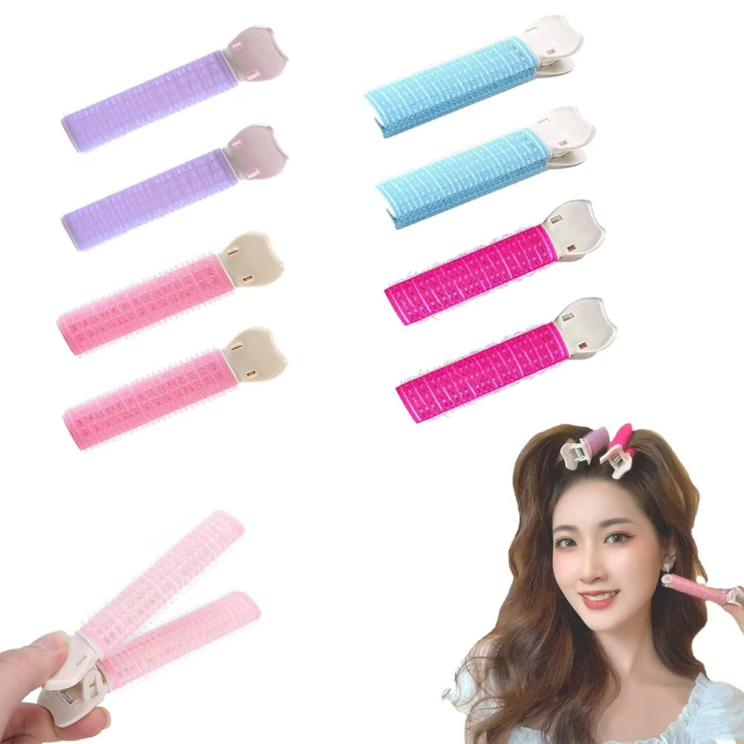 Double Layer Hair Rollers Bang Rollers, Volumizing Hair Clips,Self Grip ...