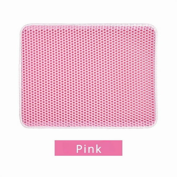 Double-Layer Honeycomb Cat Litter Mat Waterproof Anti-Slip for All Ages ...