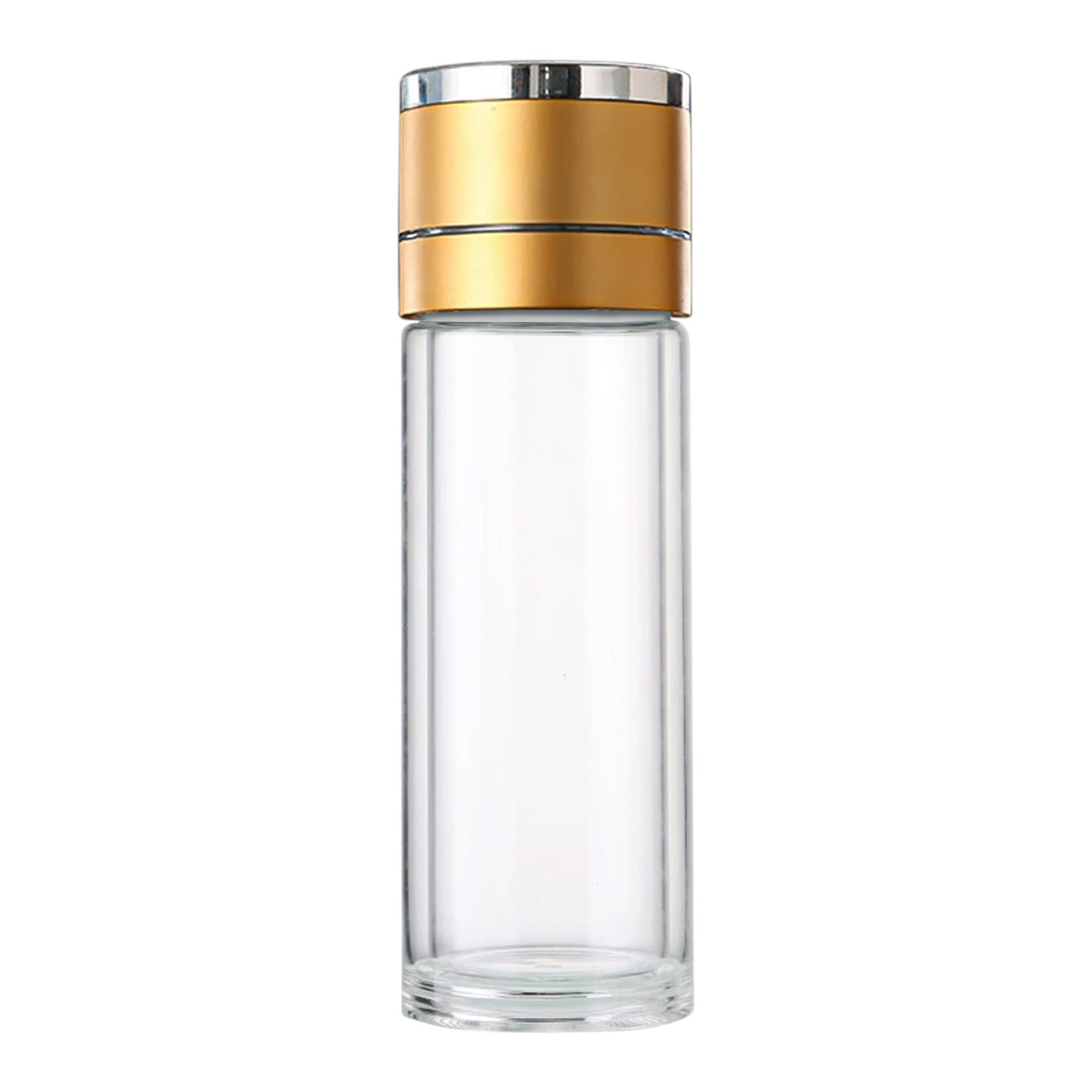 Double Layer Insulated Glass Tea Brewing Cup – Portable, Leak Proof ...