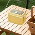Double-Layer Insulated Lunch Box with Carrying Handle,Leakproof Bento ...