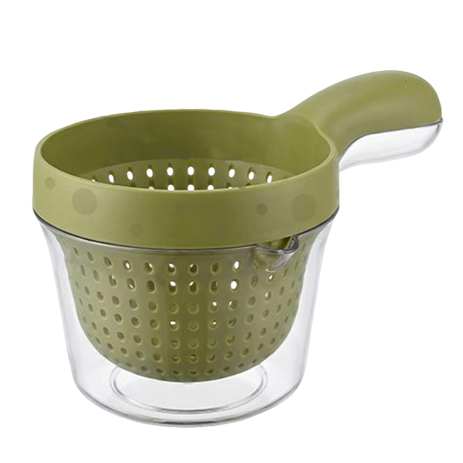 Double-Layer Kitchen Draining Basket with Handle, Multi-Functional Sink ...