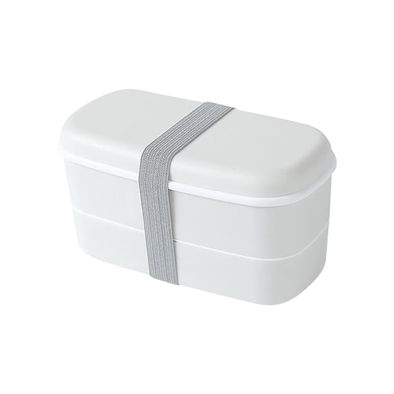 Double Layer Lunch Box | Food Grade PP Material | 2 Compartment Leak ...