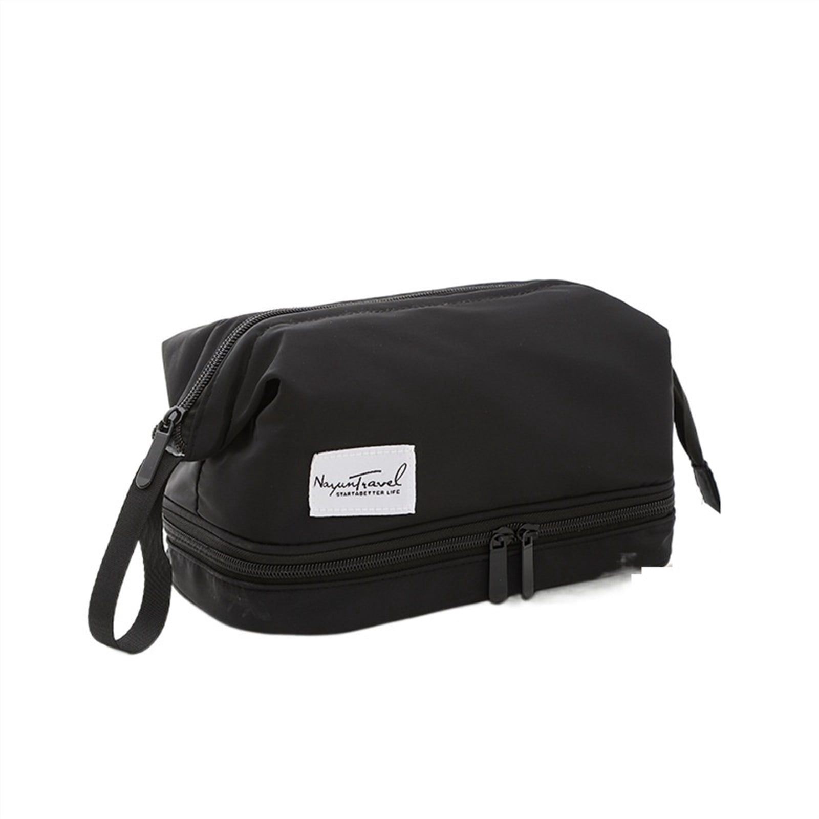 Double Layer Makeup Bag, Portable Large Capacity Wash Bag For Storing ...