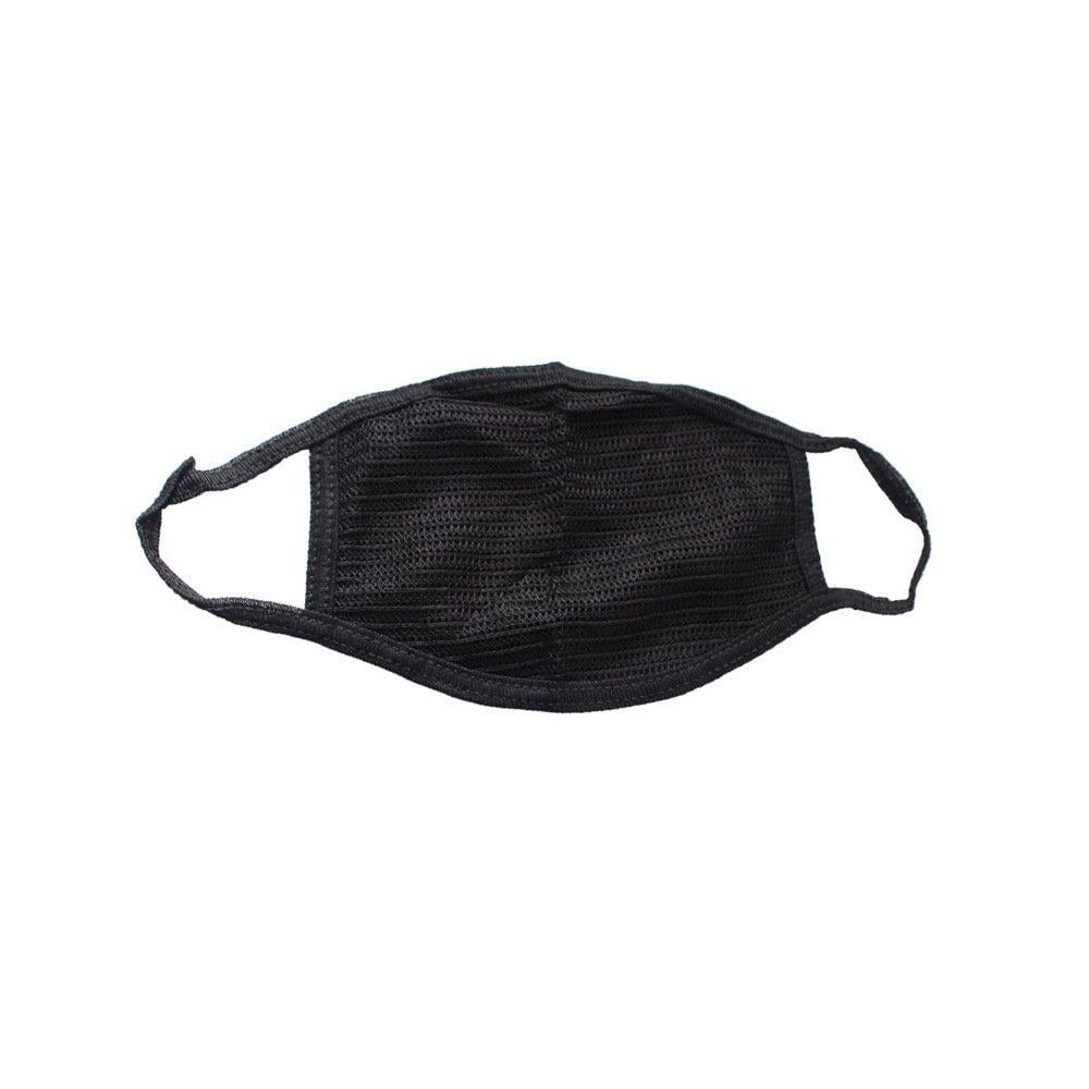 Double Layer Mask Fashionable Dust Proof Sand Proof Cycling Mask black ...