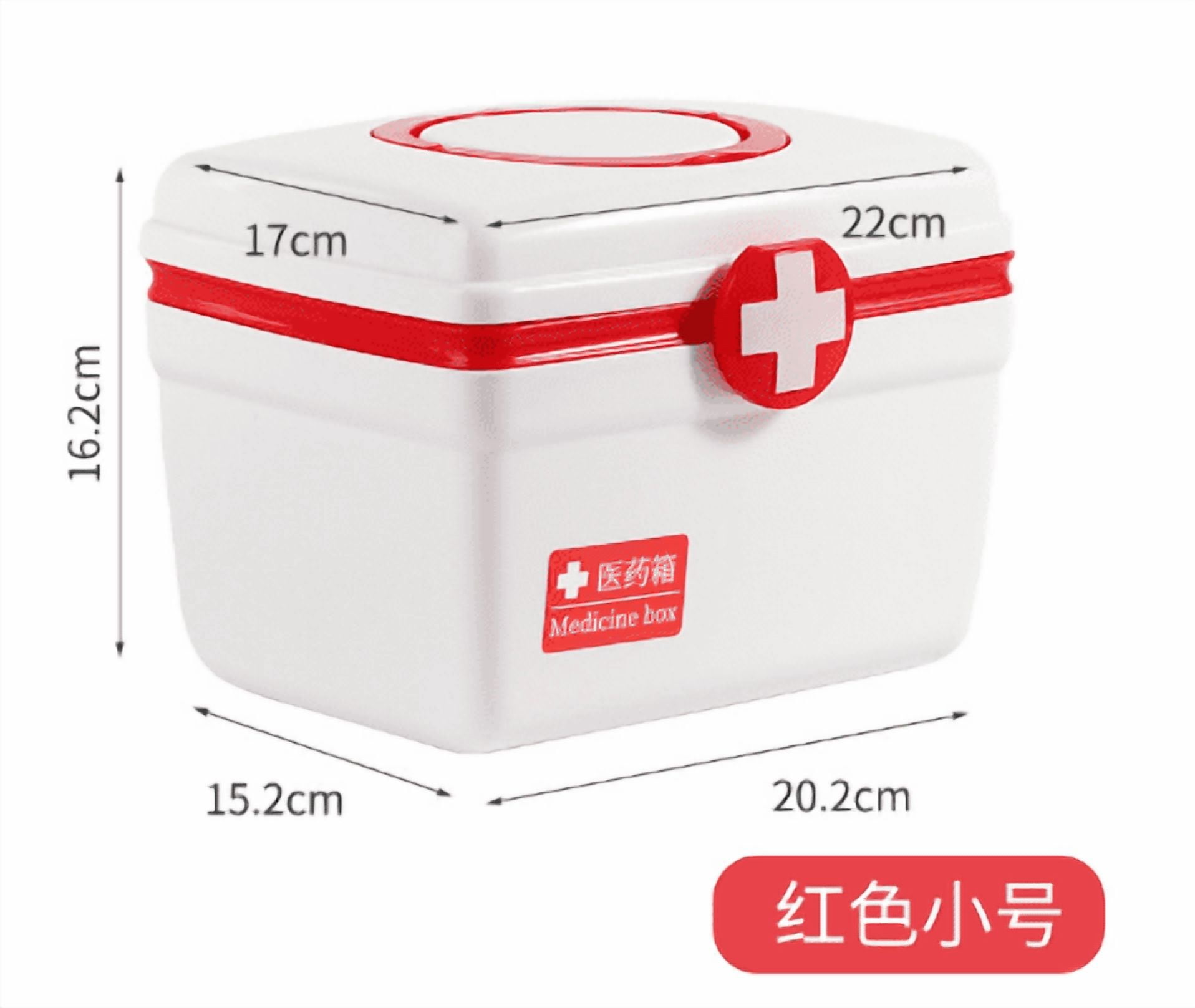 Double Layer Medicine Organizer with Removable Compartments - Portable ...
