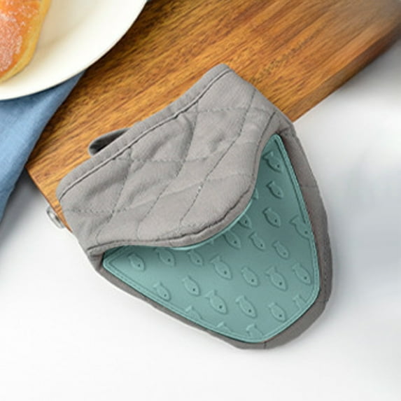 Double-Layer Oven Mitts | Heat-Resistant Hand Protection for Baking ...