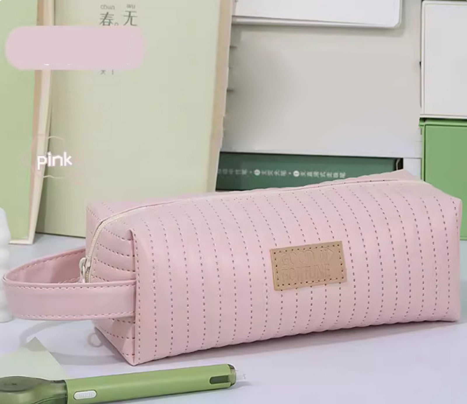 Double Layer Pencil Case, Pencil Pouch - Transparent and Mesh Fabric ...