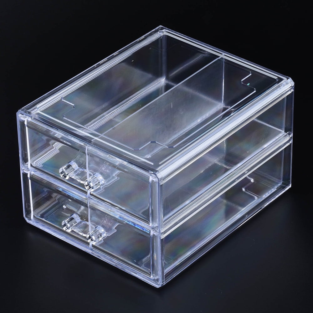 Double Layer Polystyrene Plastic Bead Storage Containers with 2 ...
