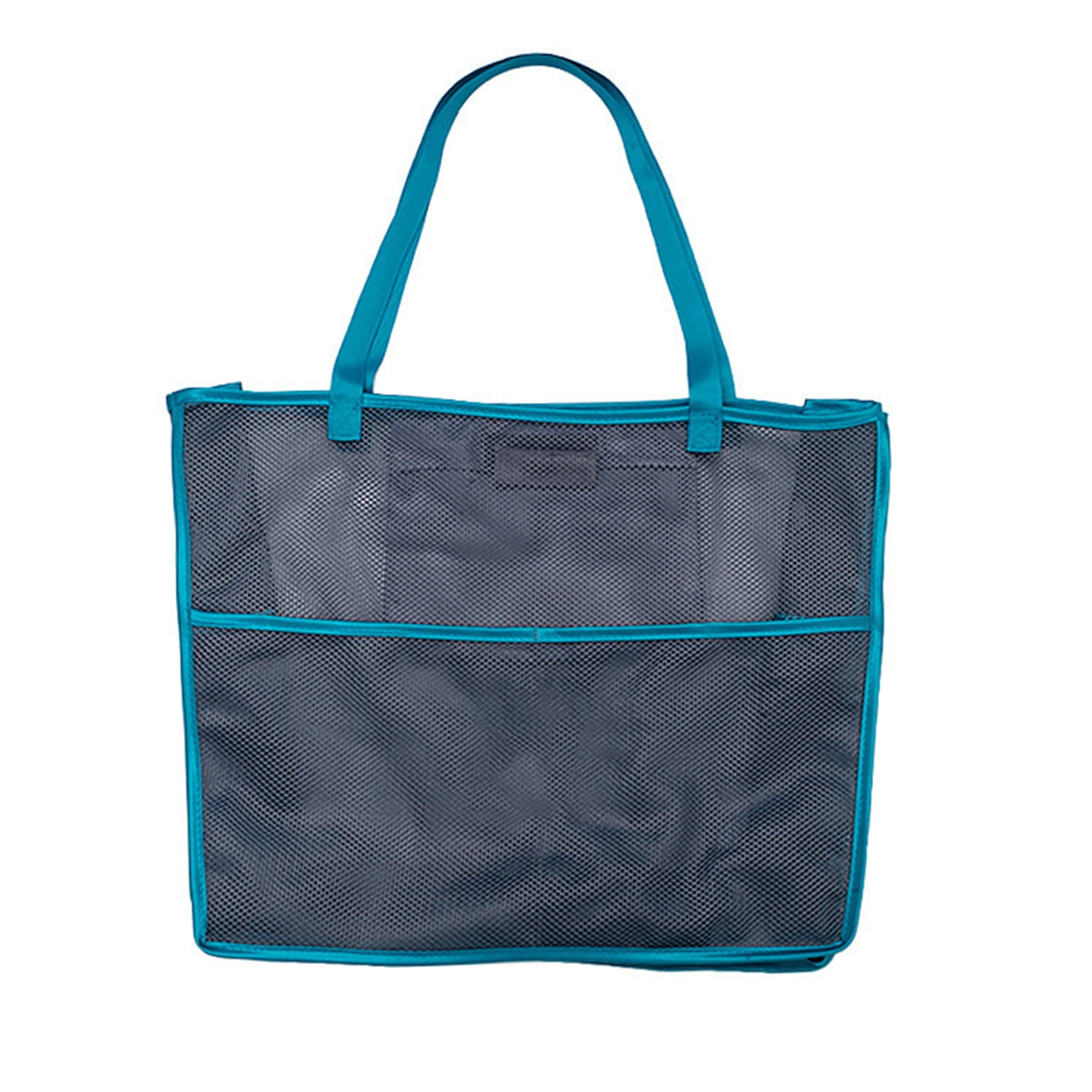 Double Layer Portable Net Cotton String Shopping Bag, Reusable Mesh ...