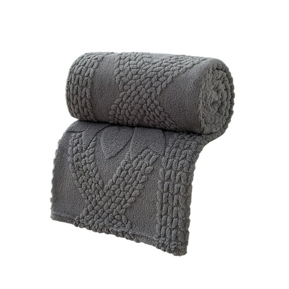 Double Layer Raschel Throw Blanket | Soft & Thick for Winter | Bed ...