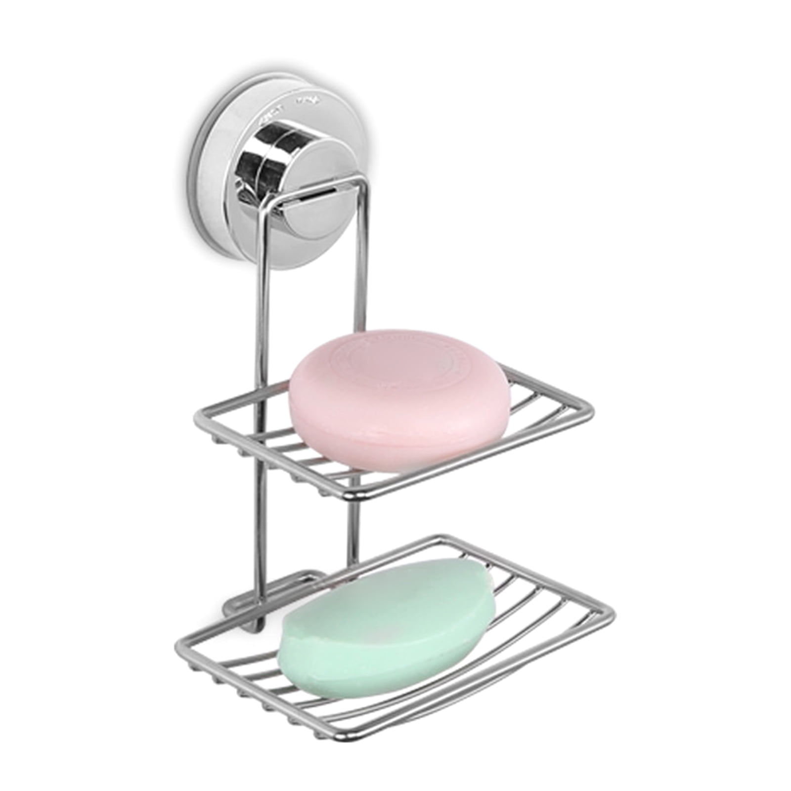 Double Layer Rust Proof Water Resistant Soap Dish Holder Storage Rack ...