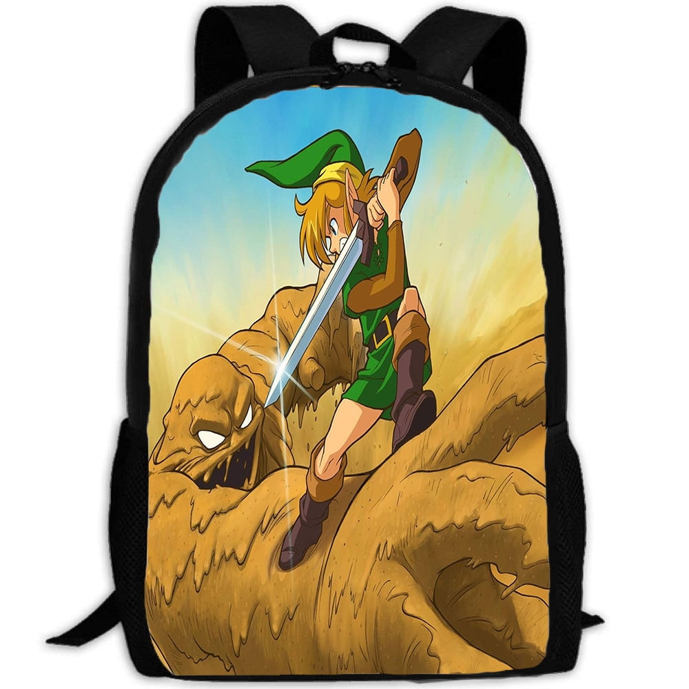 Double Layer School Backpack Inspired by The Legend of Zelda For ...