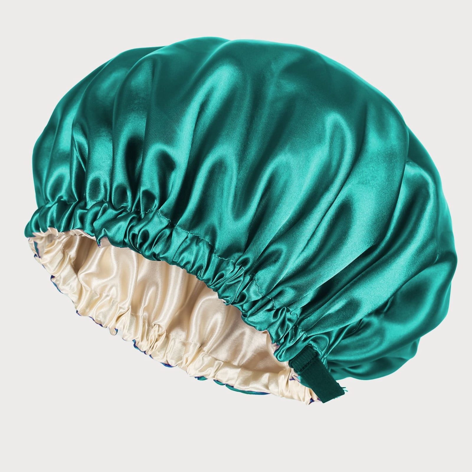Double Layer Silk Sleep Bonnet for Women - Long Curly Hair Night Care ...