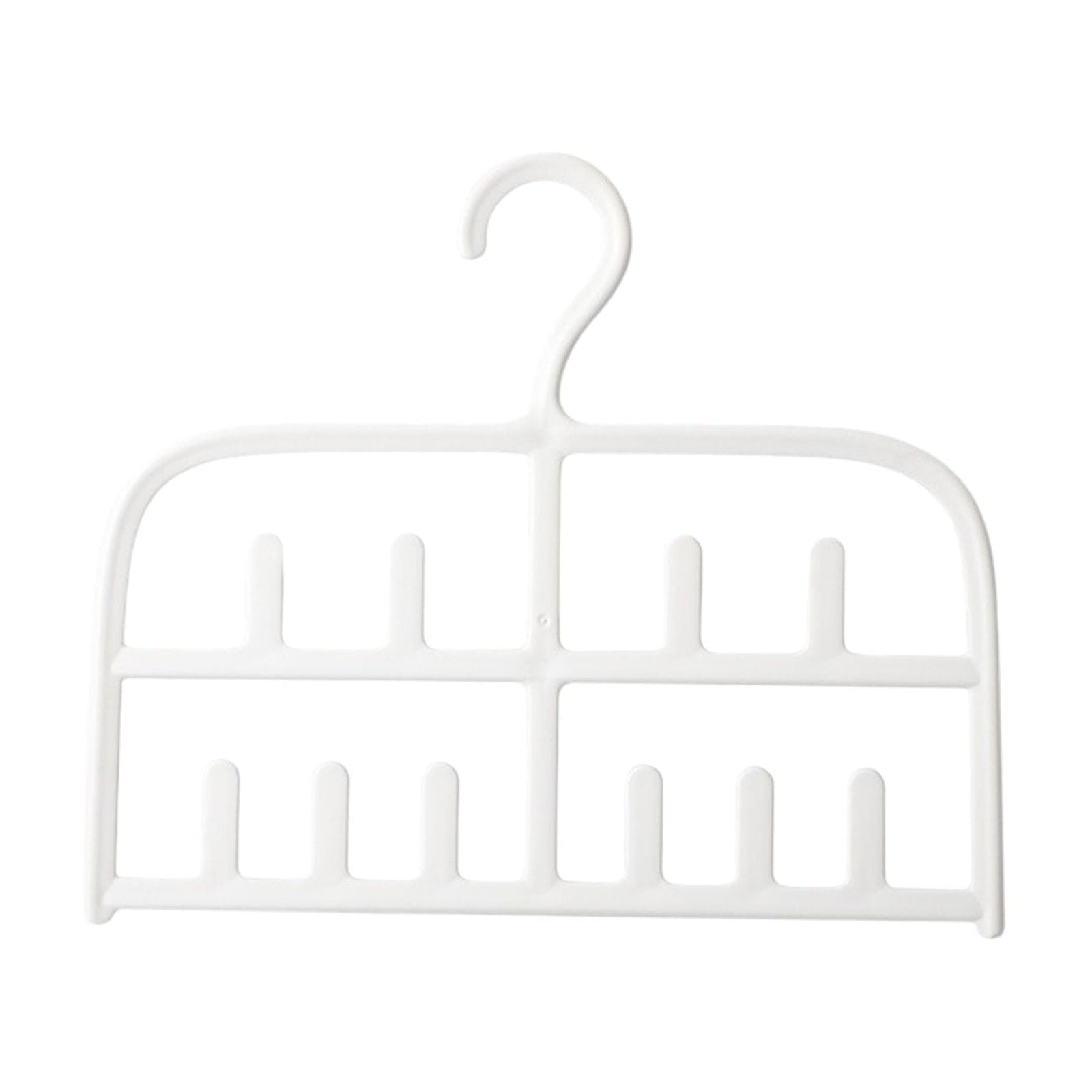 Double Layer Sling Hanger Underwear Belt Scarf Bag Multi Hook Hanger ...