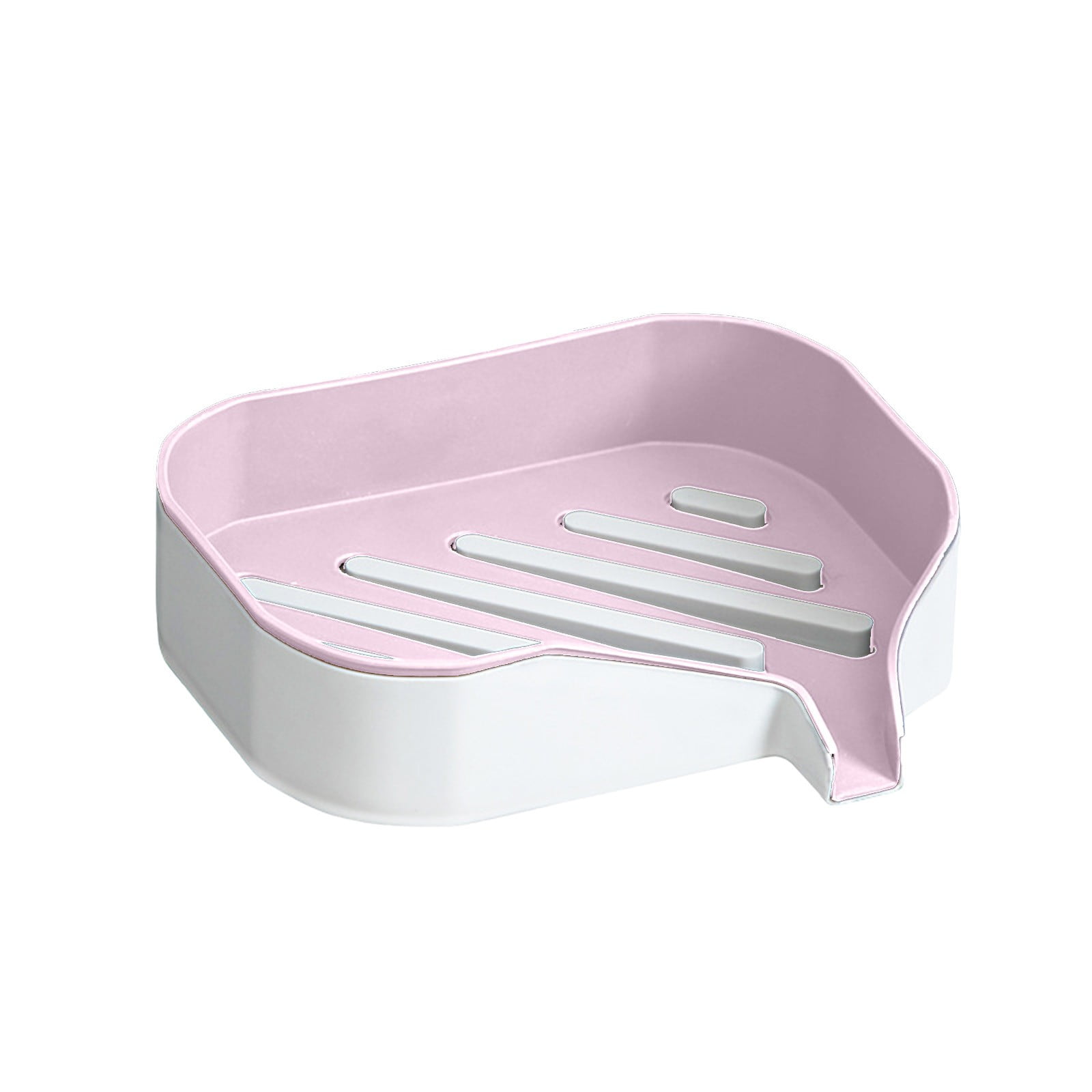 Double Layer Soap Box, Wall Mounted Bathroom Soap Dish Featuring Non ...