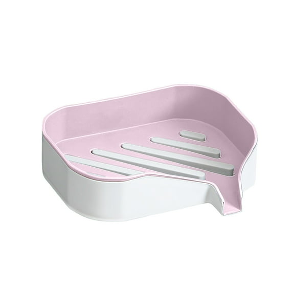 Double Layer Soap Box, Wall Mounted Bathroom Soap Dish Featuring Non ...