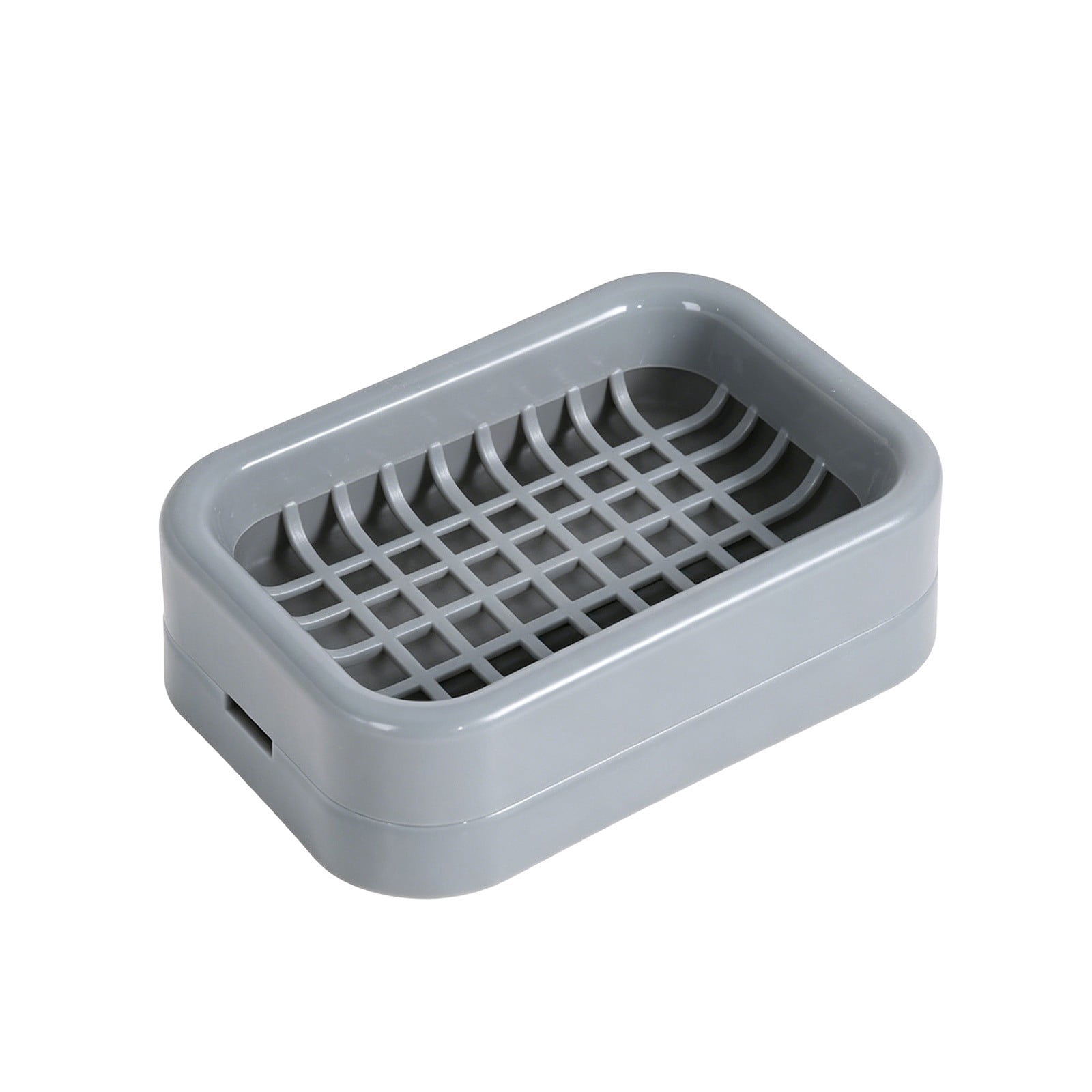 Double Layer Soap Dish with Grids, Thickened Draining Soap Holder, Soap ...