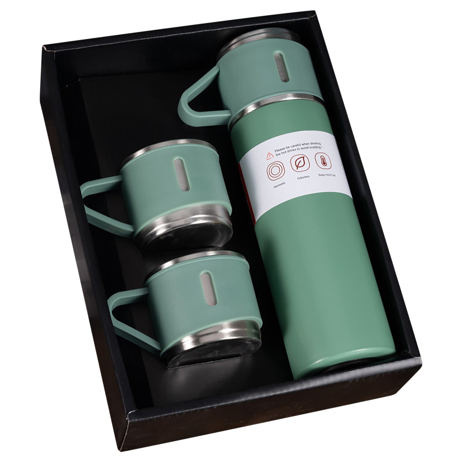 Double-Layer Stainless Steel Insulated Cup Set with Tea Filter Lid ...