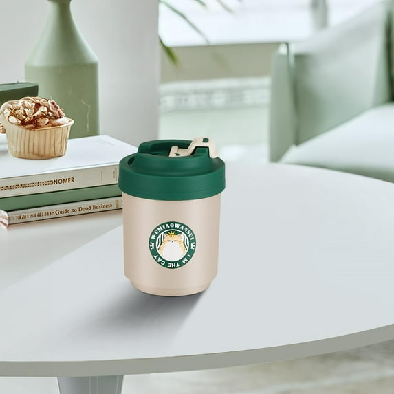 Double-Layer Stainless Steel Mug with Handle | Modern Insulated Water ...