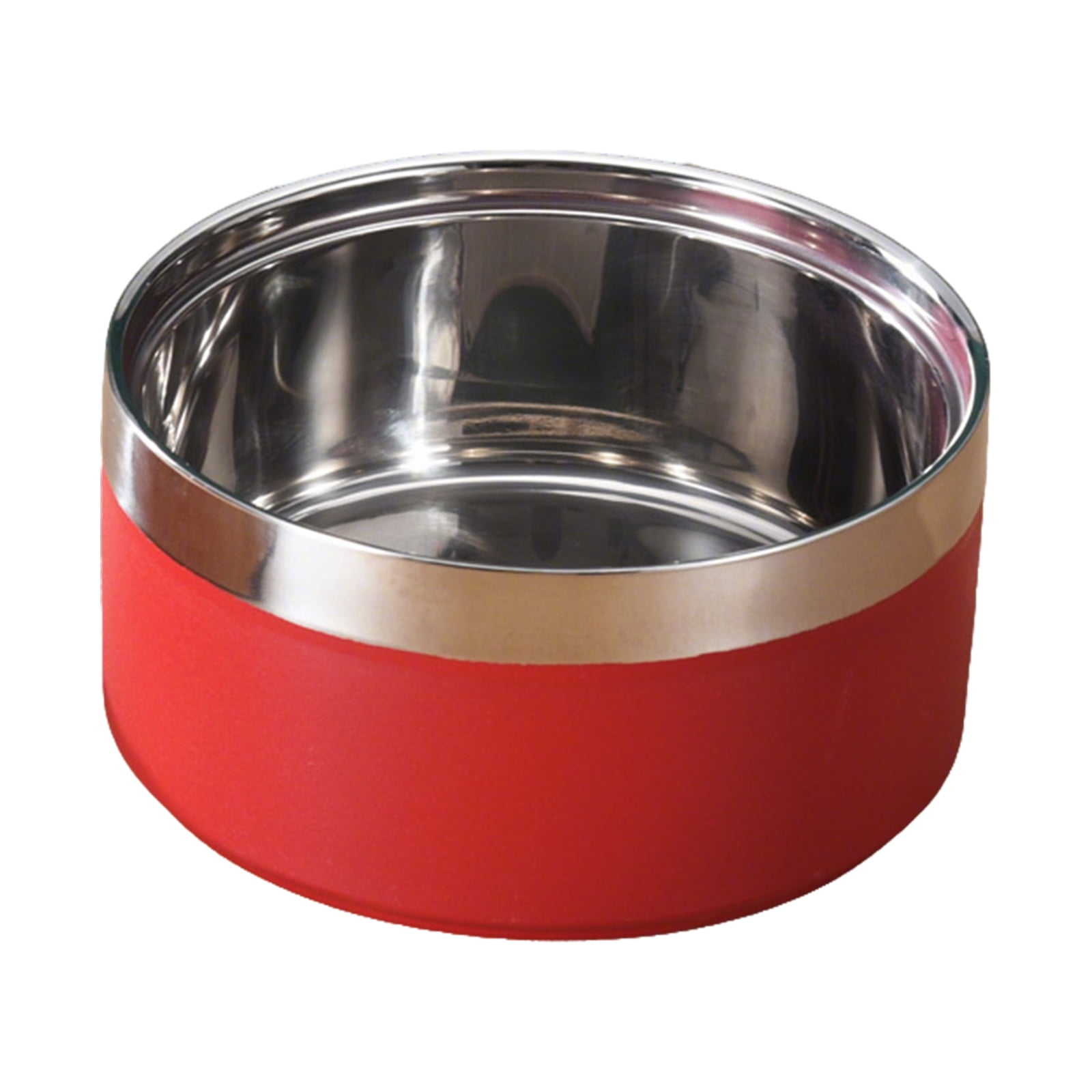 Double-Layer Stainless Steel Pet Bowl, Non-Tipping Large Capacity Anti ...