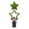 Double Layer Star Shaped Artificial Tree, Red White Blue Simulation ...