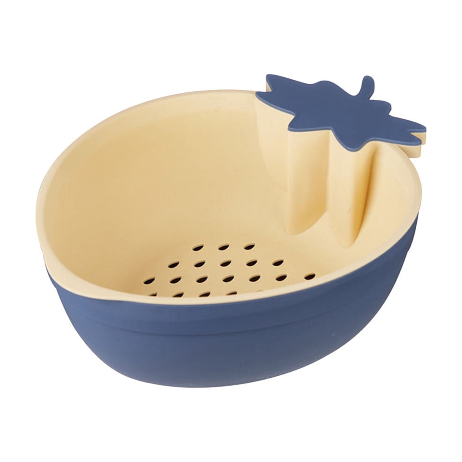 Double Layer Strainer Basket with Quick Water Release Ergonomic Grip ...