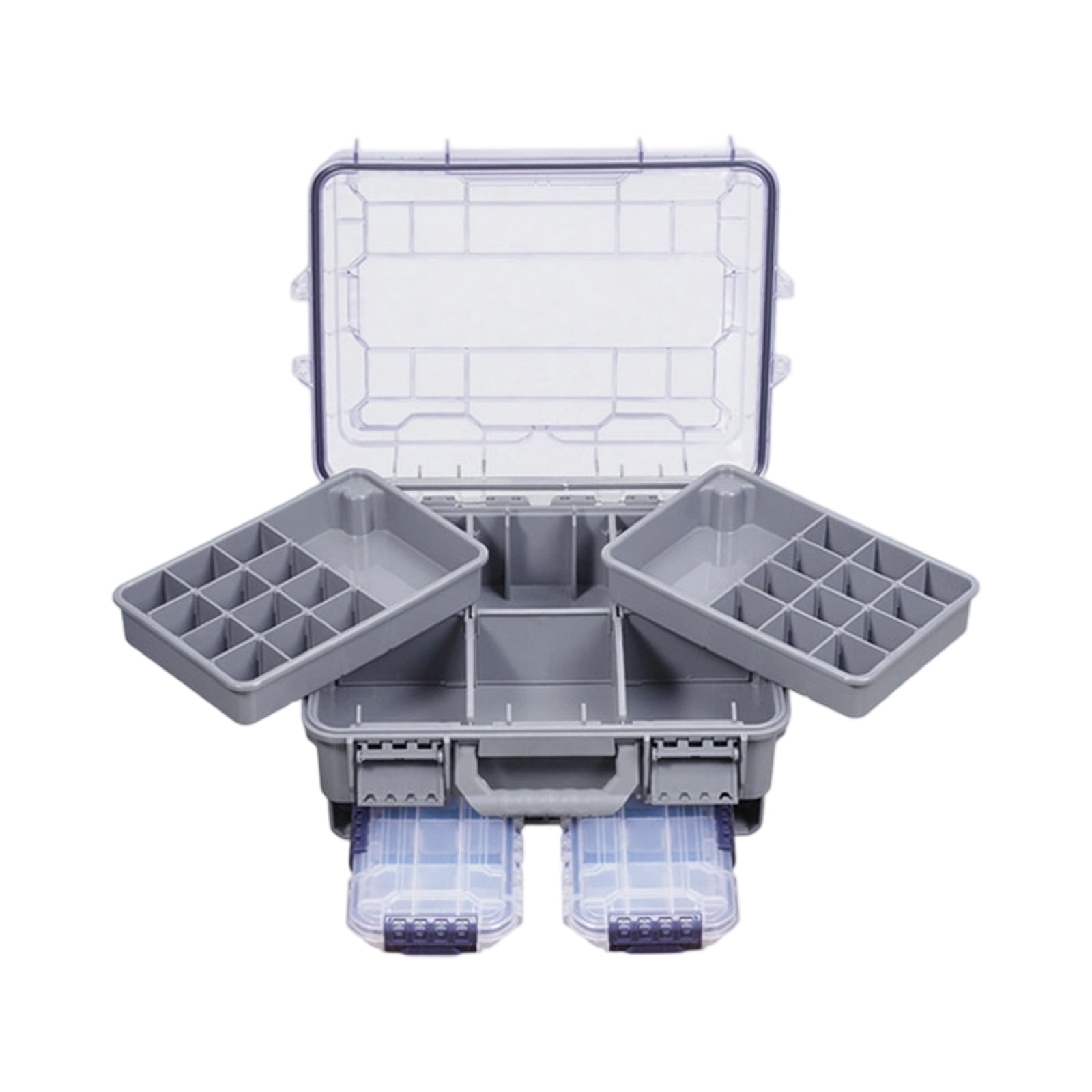 Double Layer Tackle Tray Fishing Tackle Box Removable Divider ...