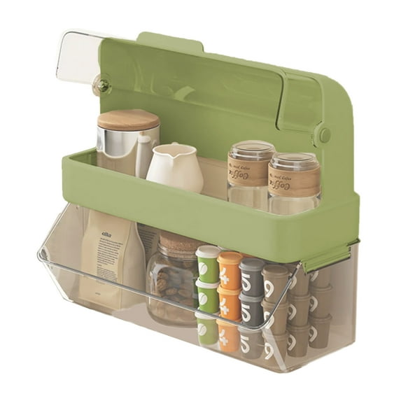 Double Layer Teas Bag Storage Organizers With Dustproof Lid For ...