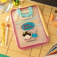 Double-Layer Transparent Zipper File Bag, Nylon Waterproof Document ...