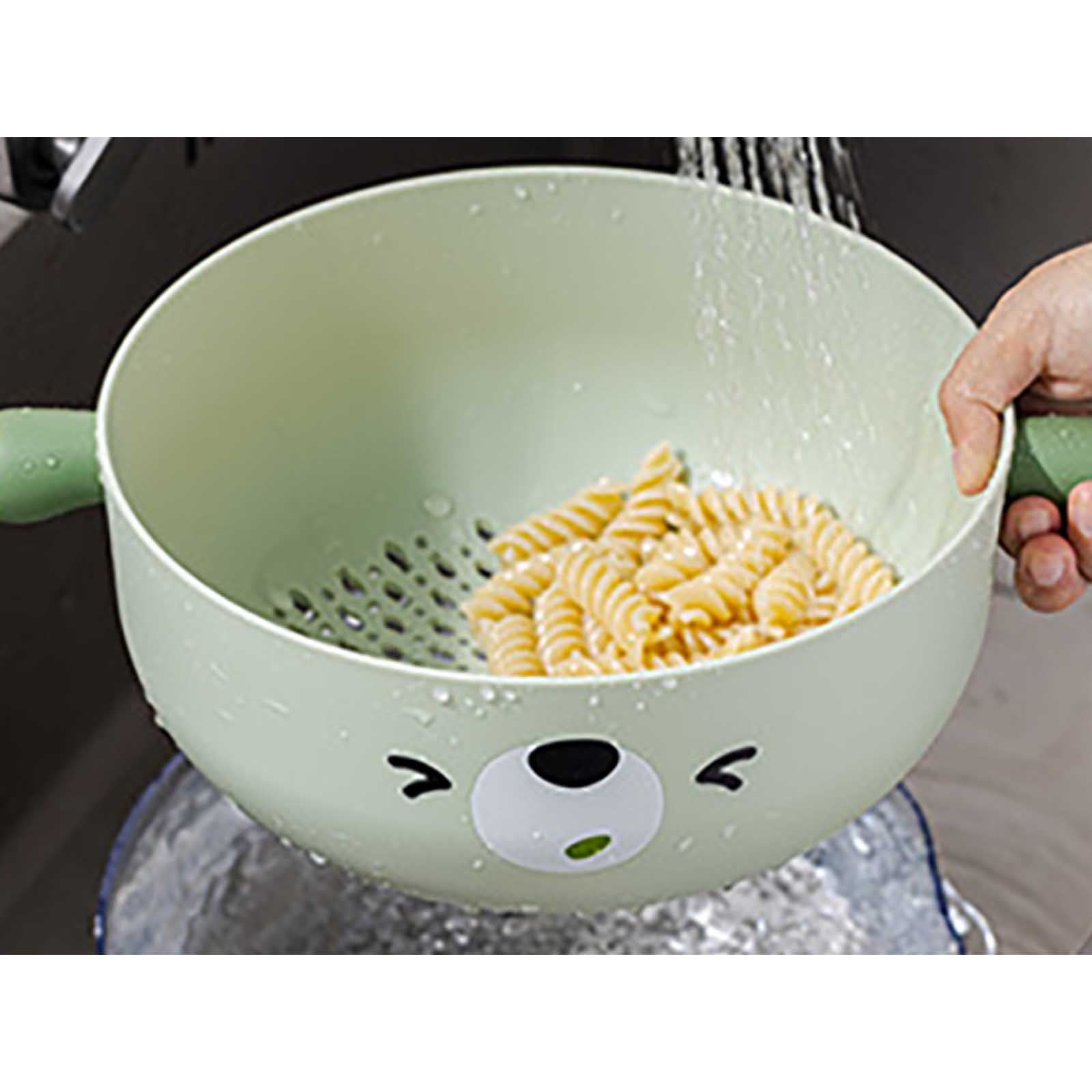 Double Layer Vegetable Washing Basin & Drain New Kitchen Tool For ...