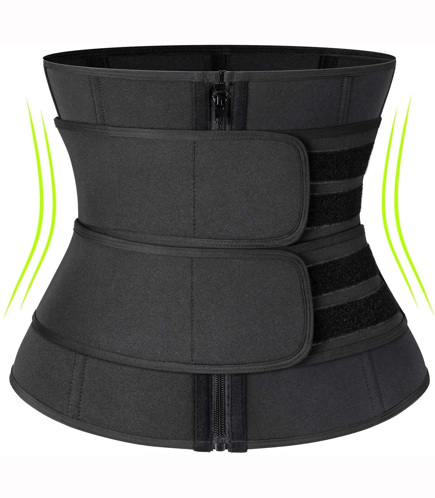 Double-Layer Zipper Buckle Belt for Women, Postpartum Body Shaping ...