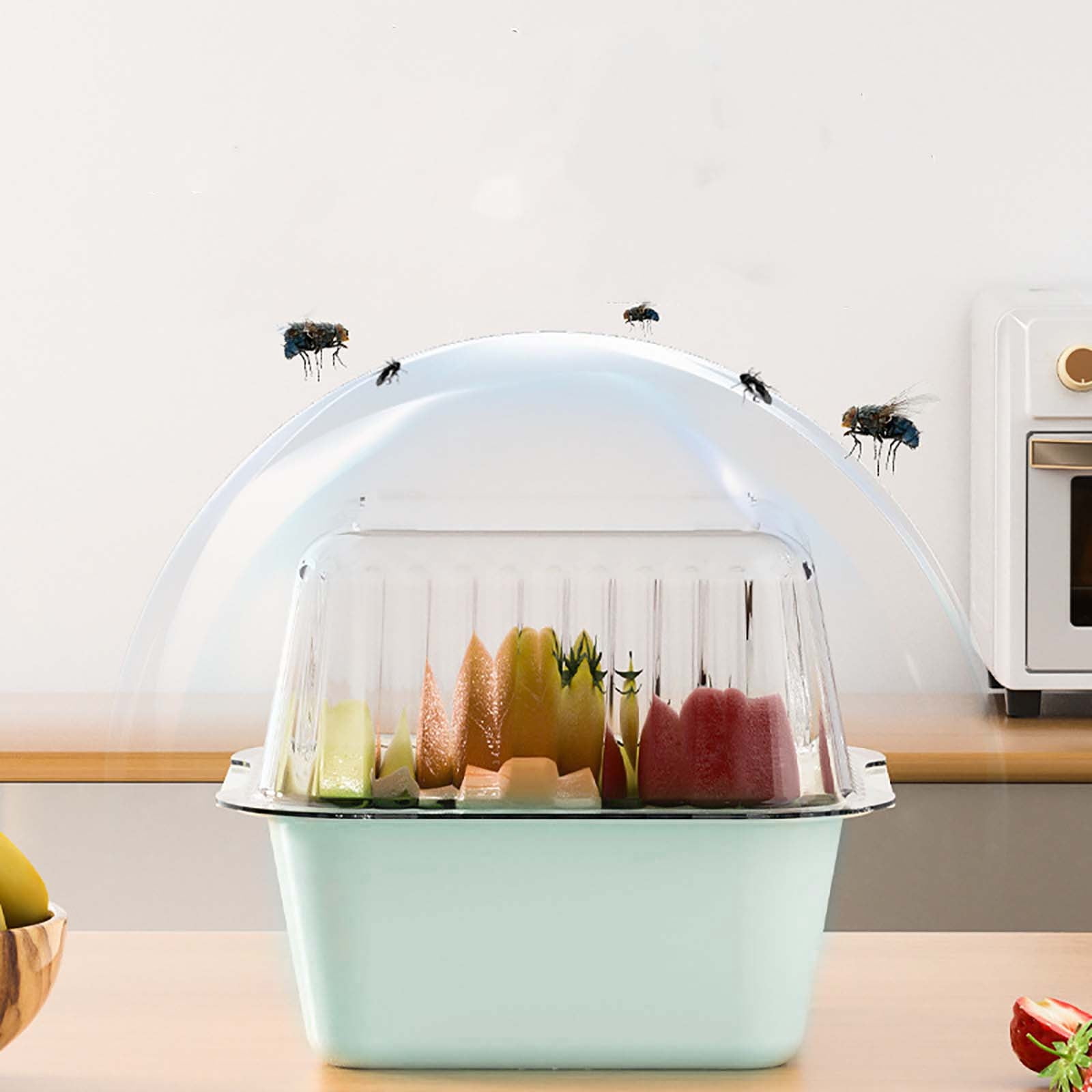 Double Layered Vegetable Washing Basin Drainage Basket Household Living ...