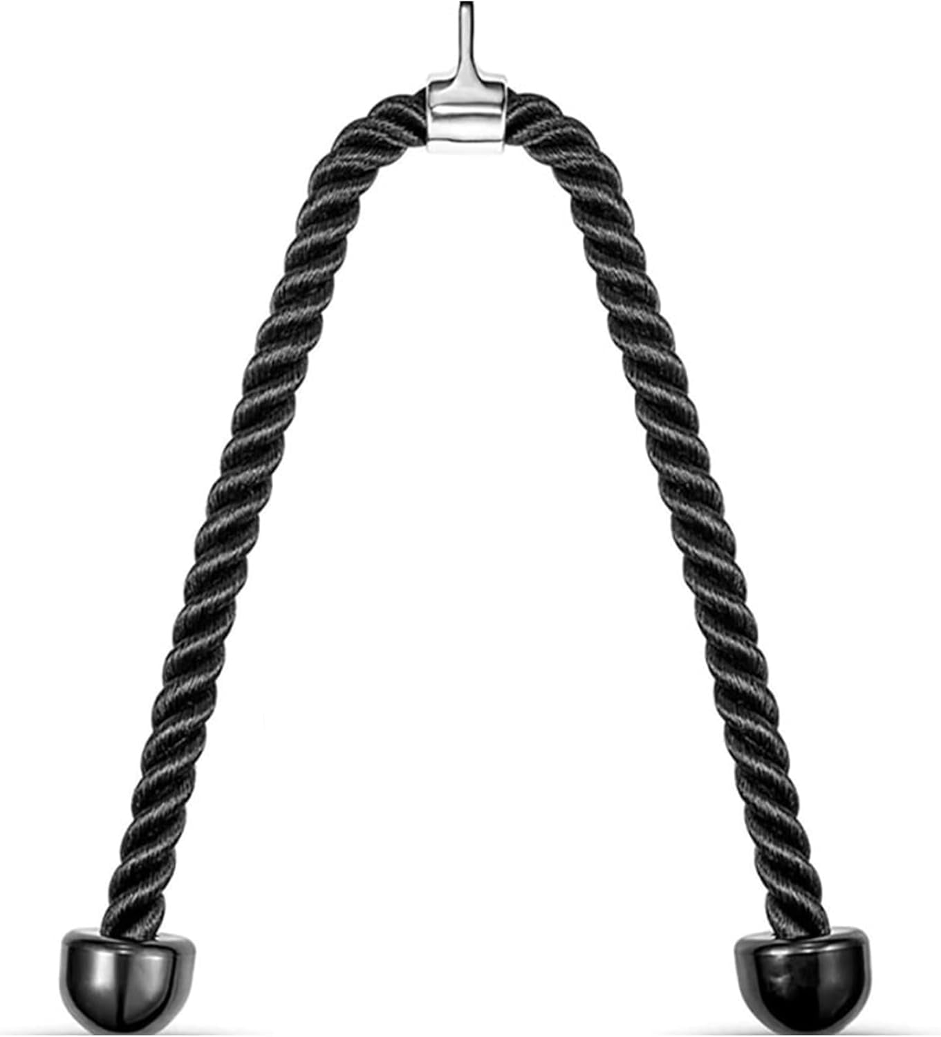 Double Length Tricep Pull Down Rope - 55 Ihes Attachment for Cable ...