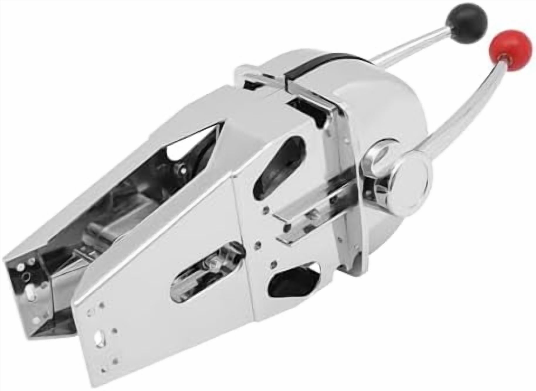 Double Lever Marine,Twin Engine Throttle Control Boat Handle, Top Mount ...
