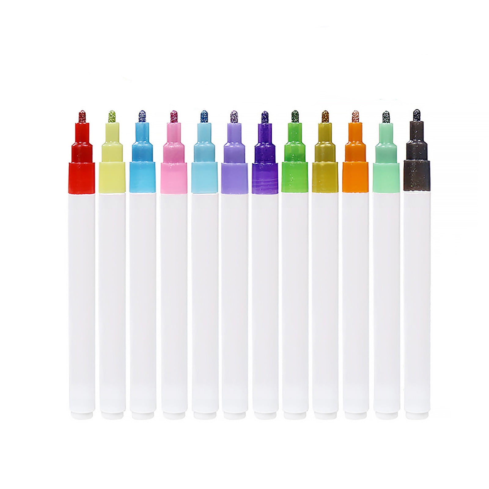 Double Line Markers Outline Pens Art Outline Marker Set 8/12 Colors ...