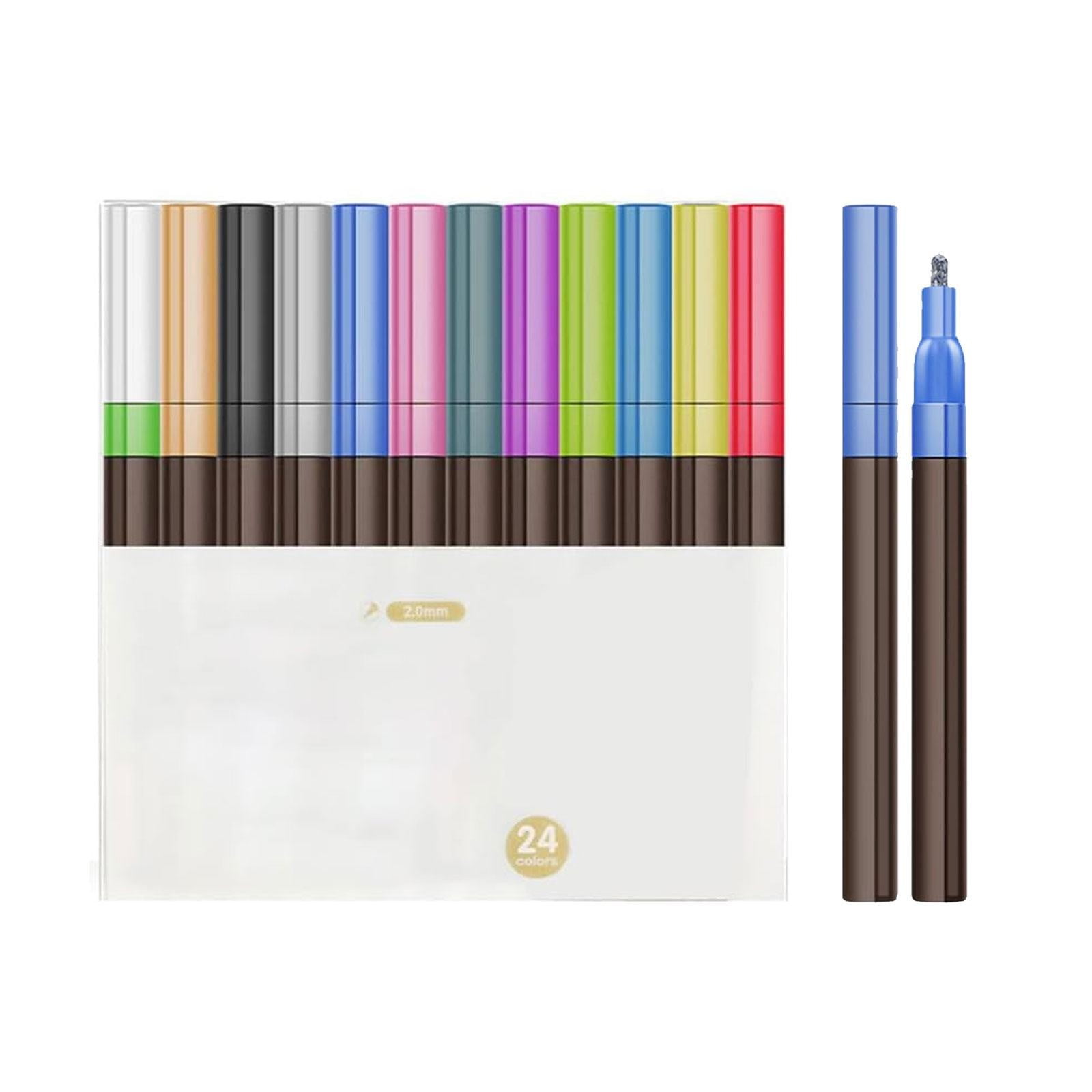 Double Line Outline Markers, Furenl Double Line Marker Set – 2025 New ...