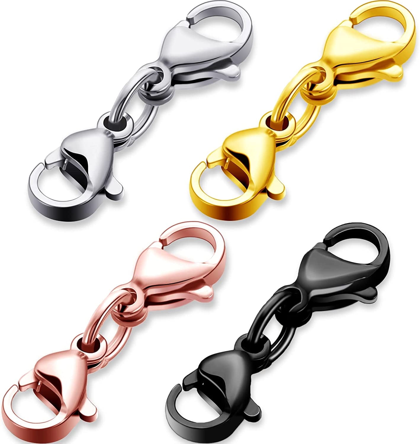 Double Lobster Clasp Extender Double Claw Connector Bracelet Extension ...