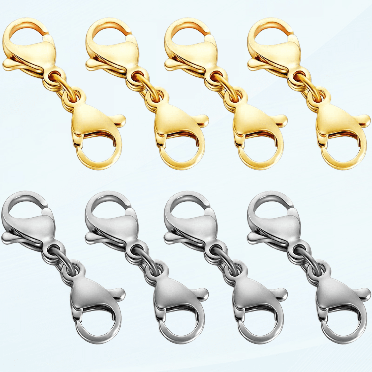 Double Lobster Clasp Extender Necklace Clasp Connector Bracelet ...