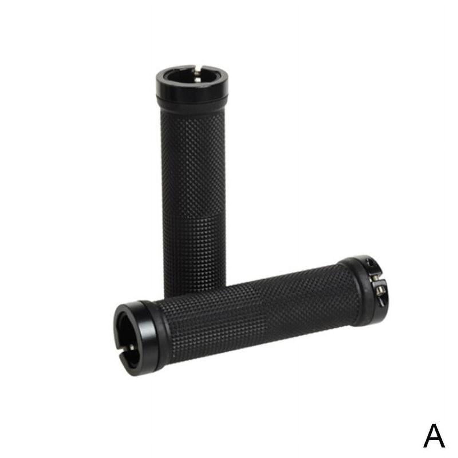 Double Lock On Locking Bmx Mtb Mountain Bike Cycle Handle Bicycle Grips ...