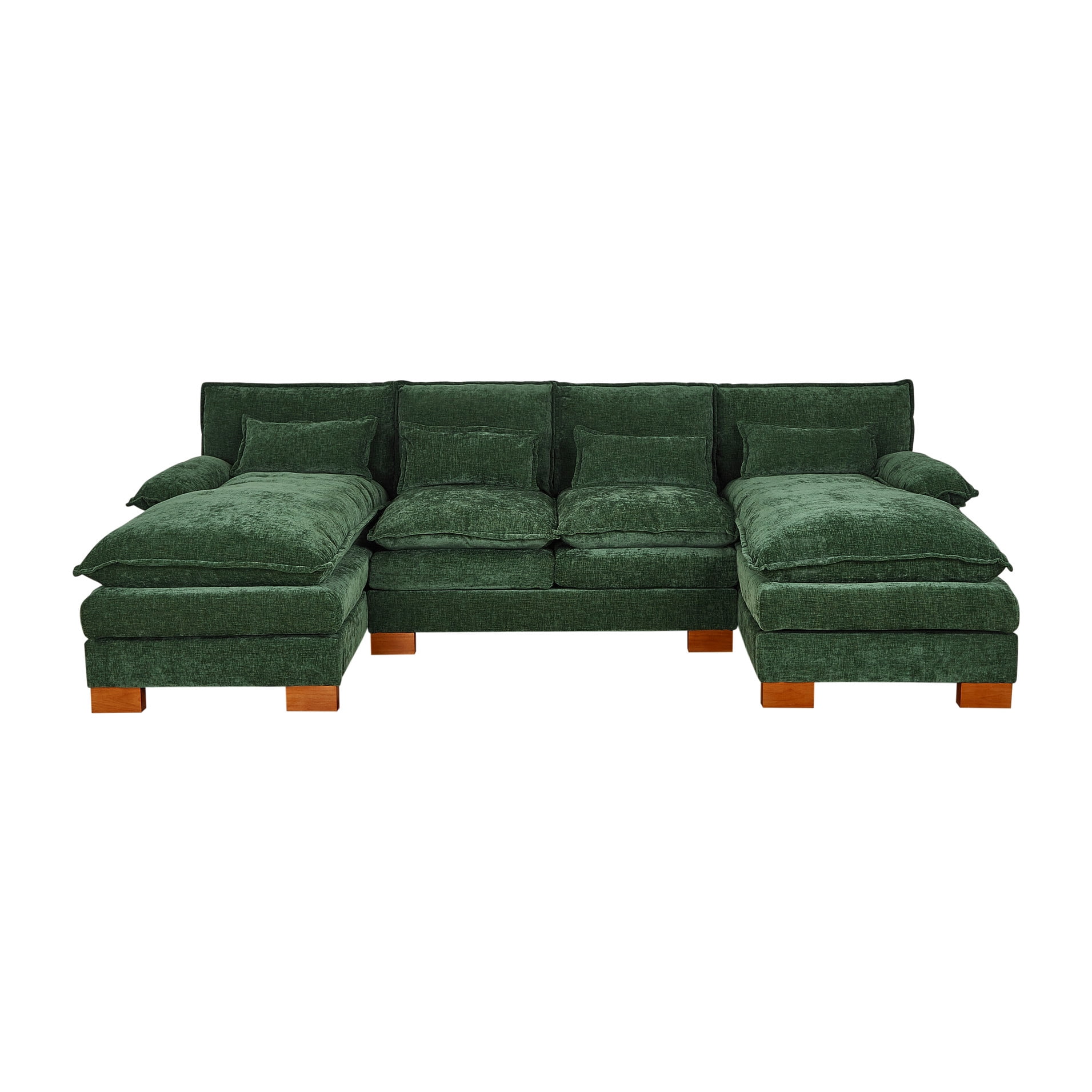Double Lounge Chair Chenille Combination , 3, 500lb Load Capacity, Pu ...