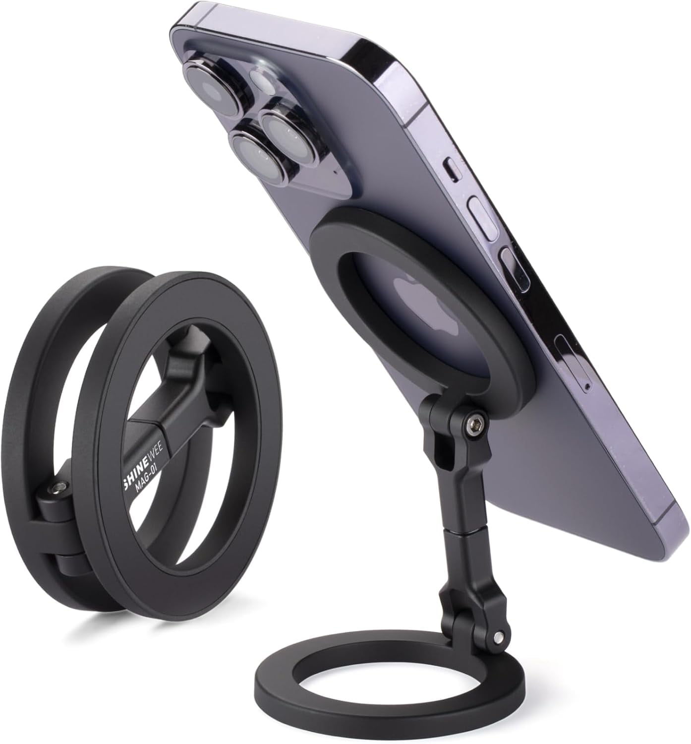 Double Magnetic Ring Phone Holder – Quick Attach to Any Iron Surface ...