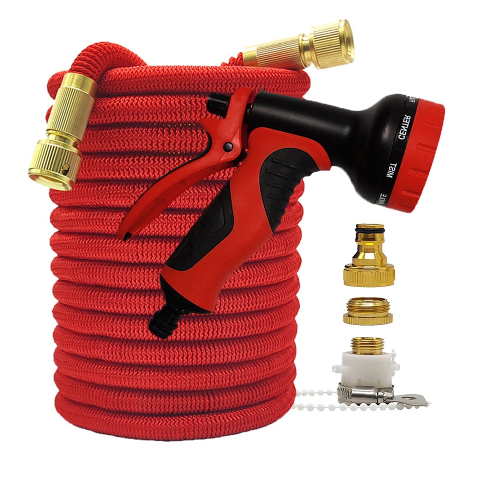 Double Metal Connector Garden Hose Flexible Magic Expandable High ...