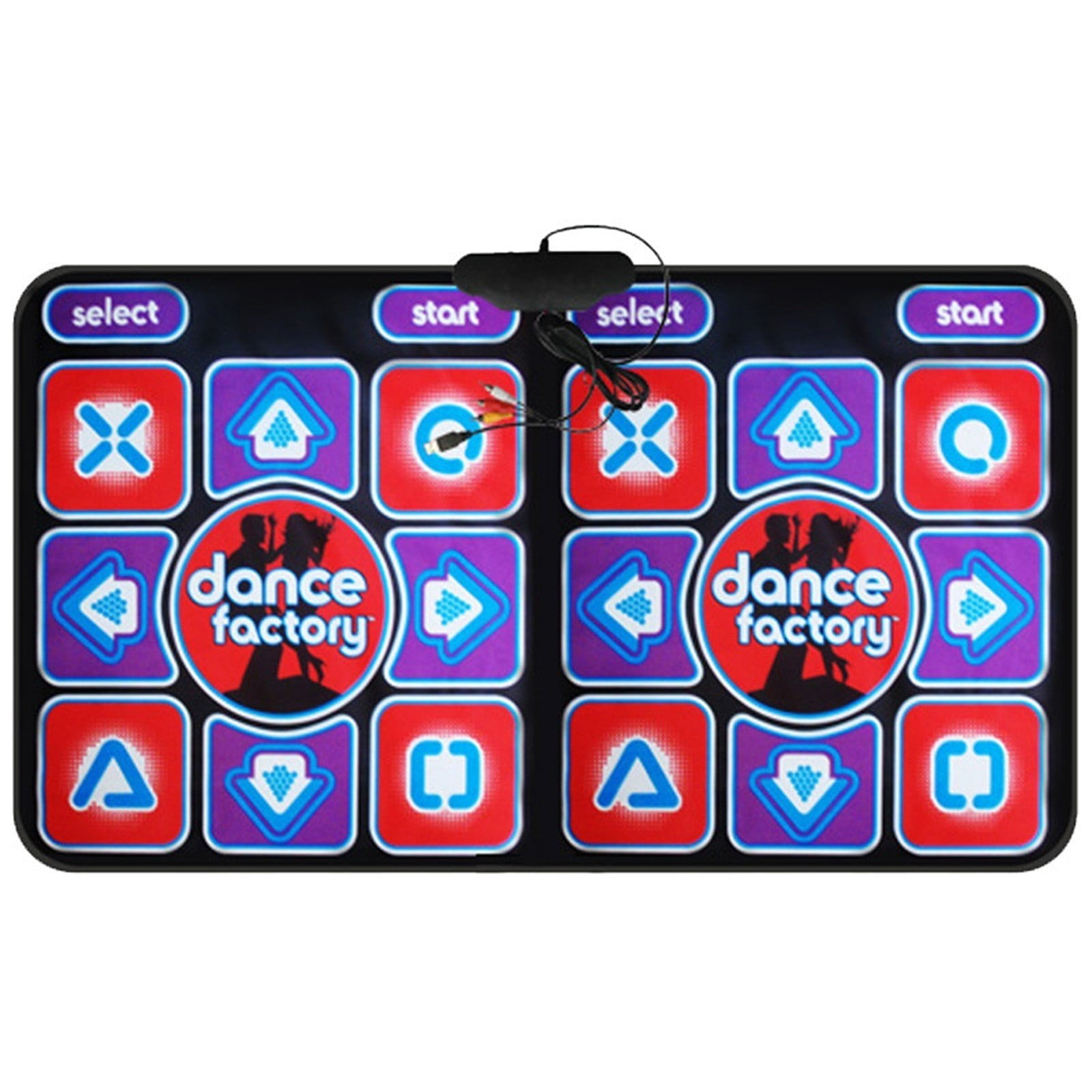 Double Music Dance Mat Foldin Electronic Light Up Dance Mat Home ...