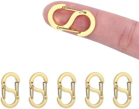 Double Opening Necklace Clasps,5PCS Necklace Shortener,Gold Necklaces ...