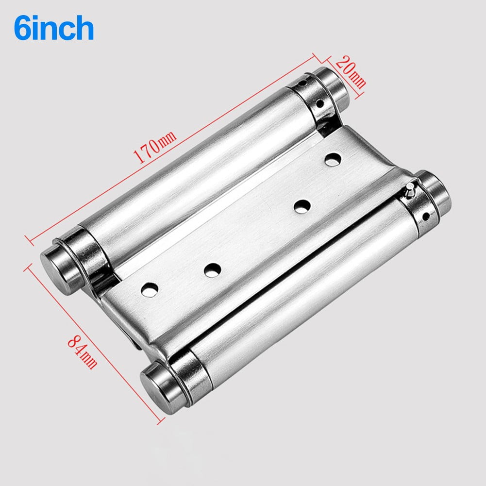 Double opening spring hinge stainless steel two-way free door hinge ...