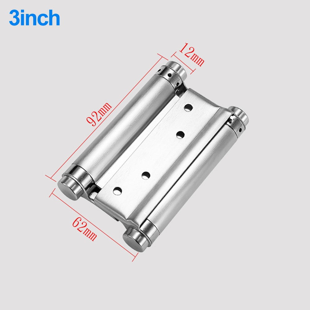 Lanfini 3 inch Stainless Steel Double Opening Spring Two-Way Free Door ...