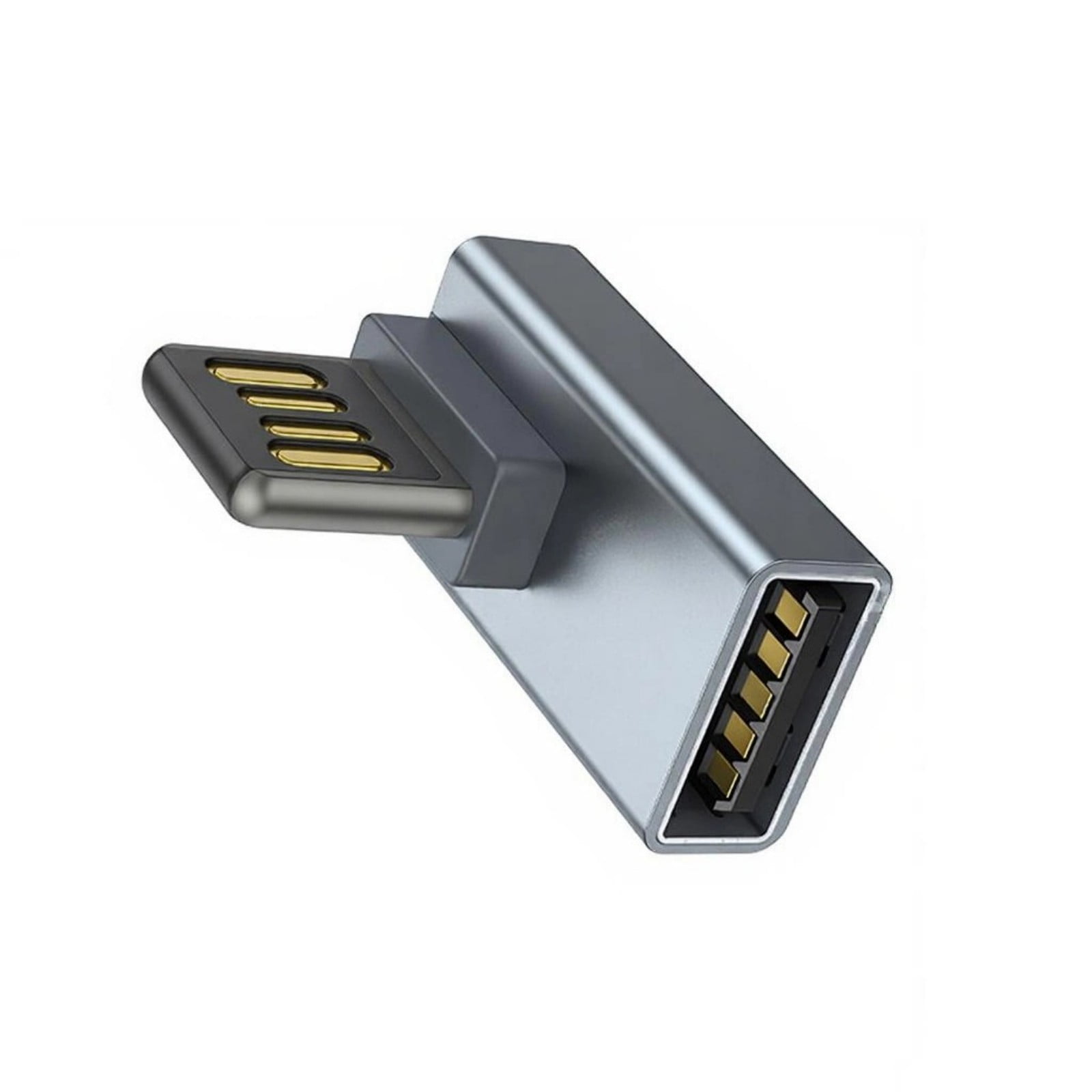 Double Orientation USB Adapter Quick Charging Compatible Metal ...