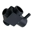 Double Output Brass Shower Diverter Adapter Erosion Resistant Showers ...