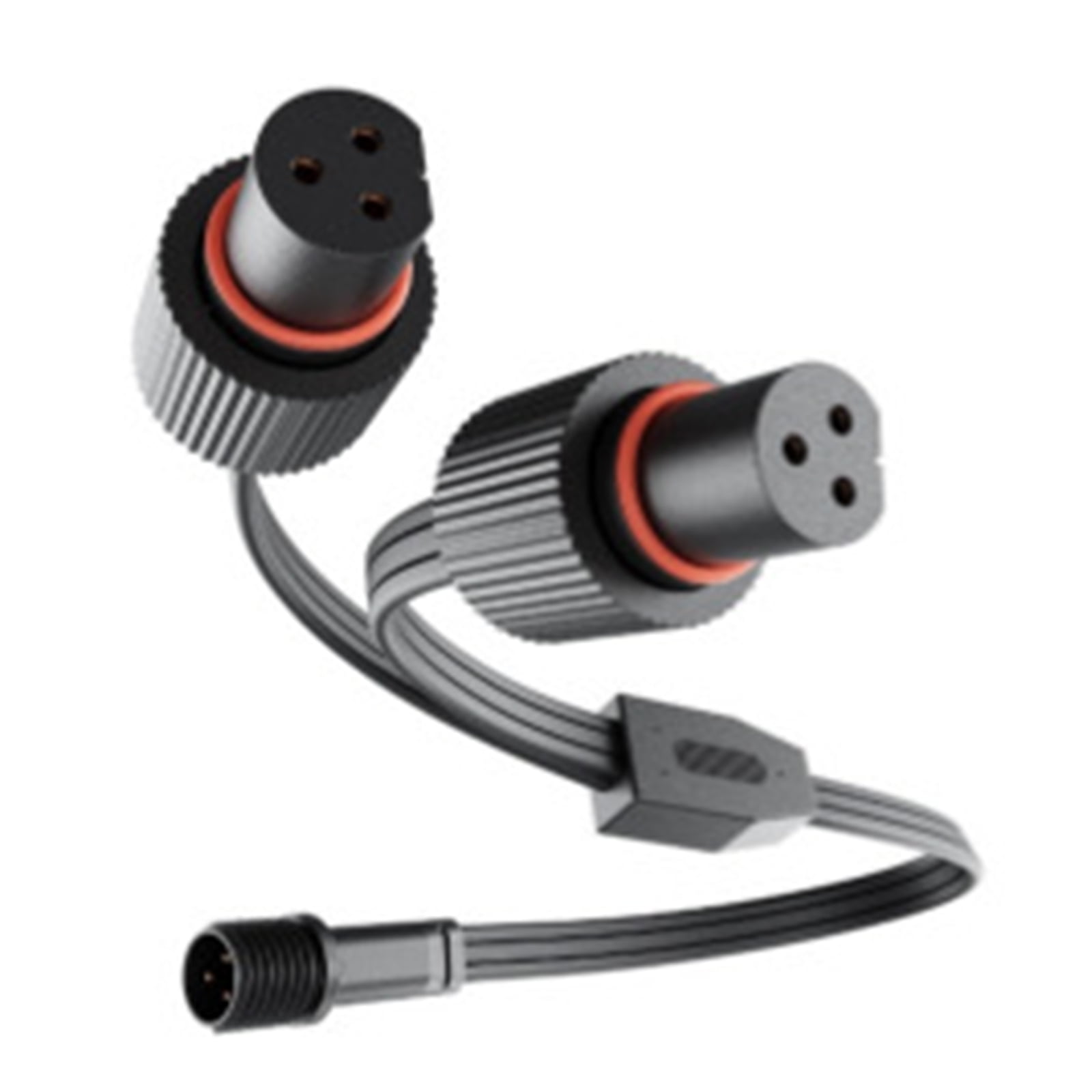 Double Output Y-Splitter Extension Cord Compatible for Permanent Light ...