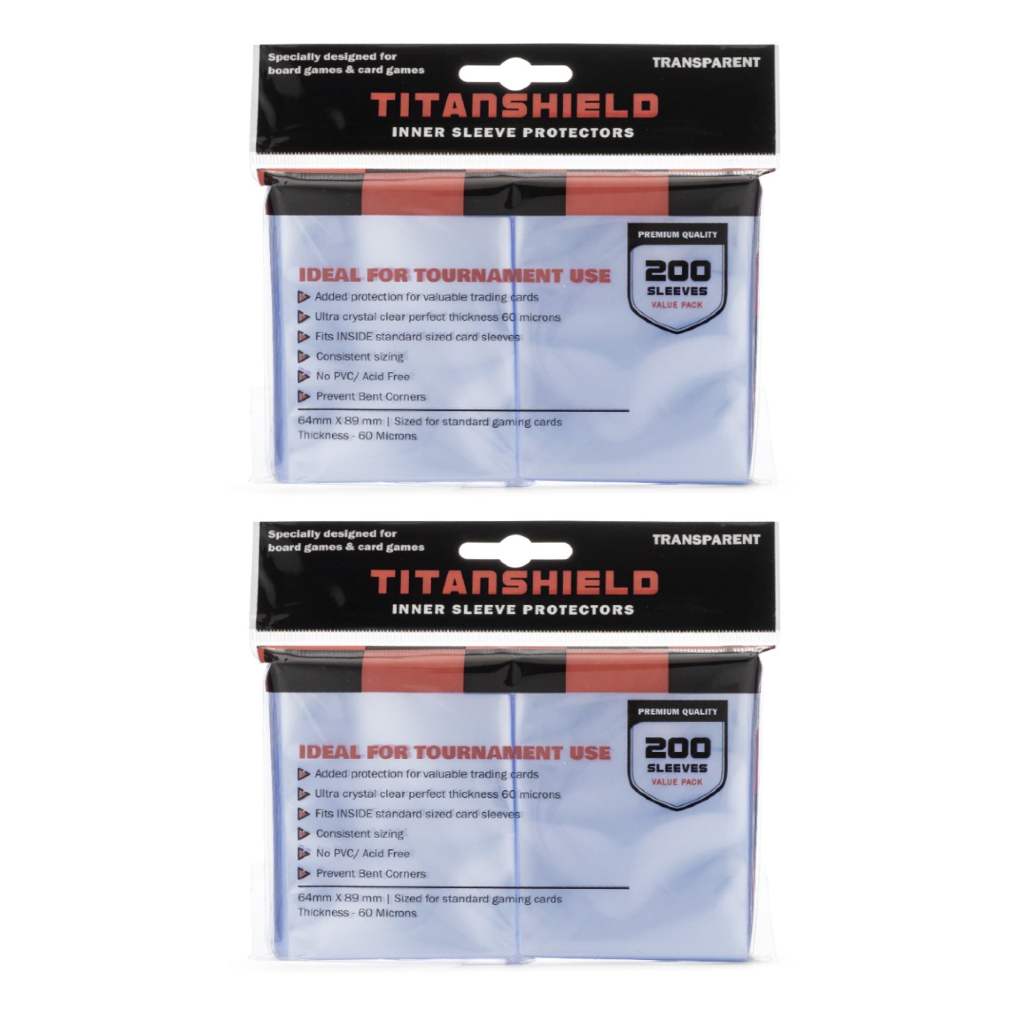 Double Pack 400s Inner Sleeve Protectors - Walmart.com